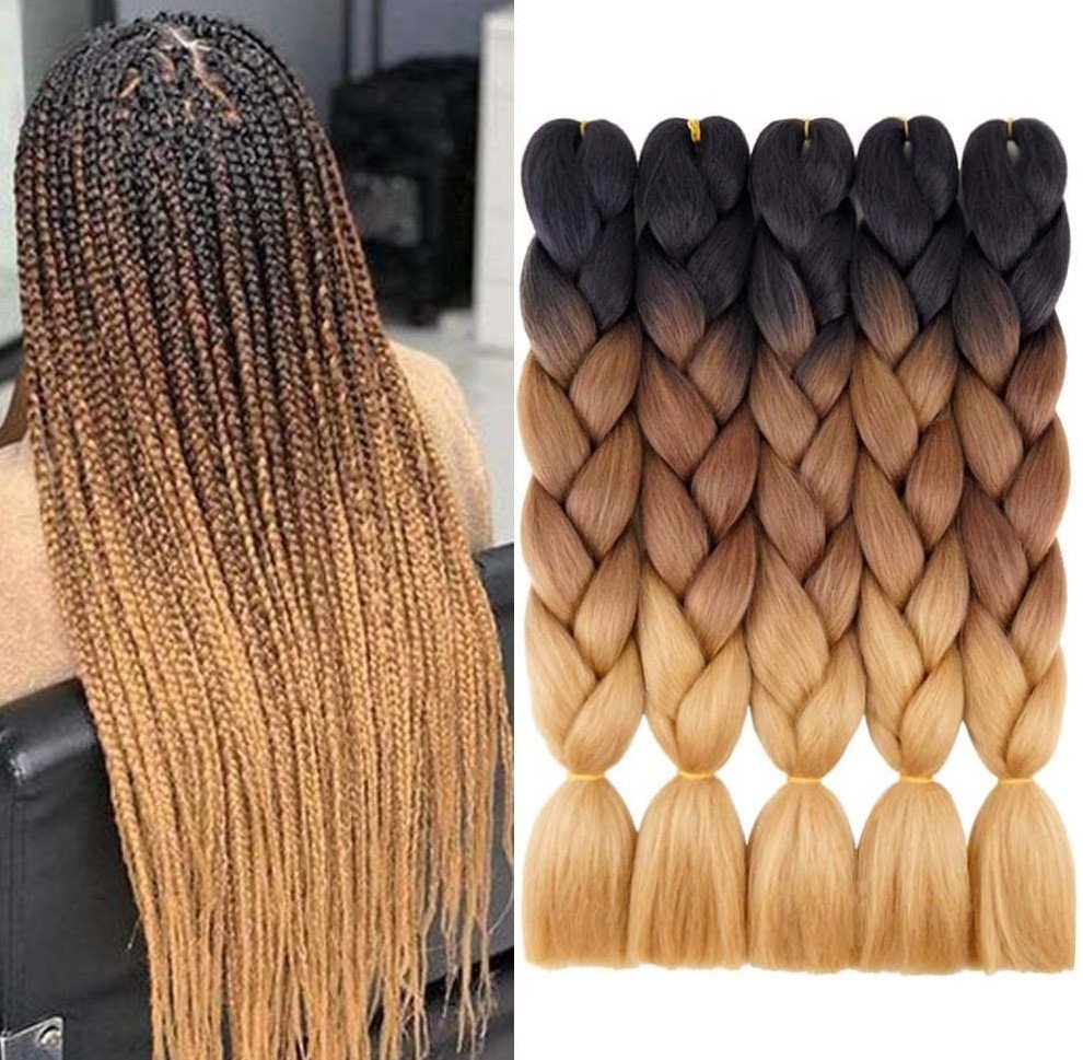 Jumbo Braiding Hair Extension Kanekalon synthetic hair - Kanekalon ...